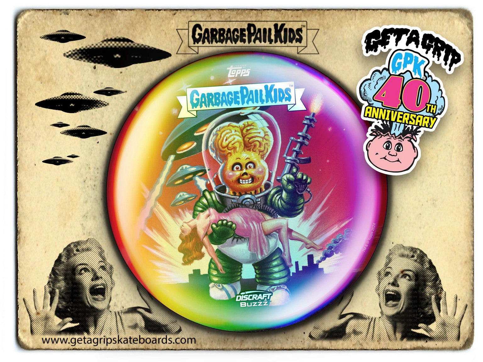 Alien Ian/Outerspace Chase – Get a Grip Skateboards